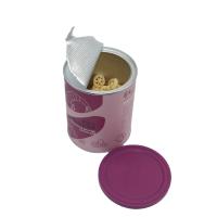 China Aluminum Foil Cylinder Paper Tube Food Grade Composite Cans For Nuts for sale