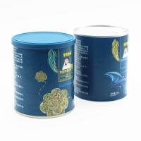 China Aluminum Foil Cylinder Paper Tube Food Grade Composite Cans For Nuts for sale