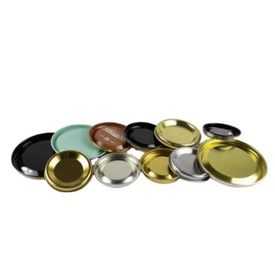 China Round Aluminum Foil Easy Peel Off Tinplate Plug Lid For Cans Jars Bottles for sale