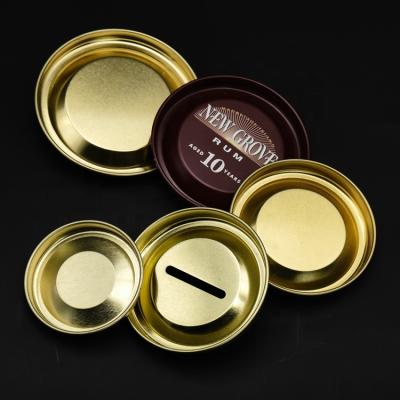 China 65mm Tinplate Can Cover Metal Can Lid For Paper Cans Bottle Closures Lids for sale