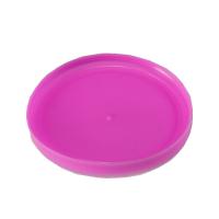 China Circular PE Plastic Cover Lids Cap For Paper Tube Can Jars for sale