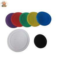 China Circular PE Plastic Cover Lids Cap For Paper Tube Can Jars for sale