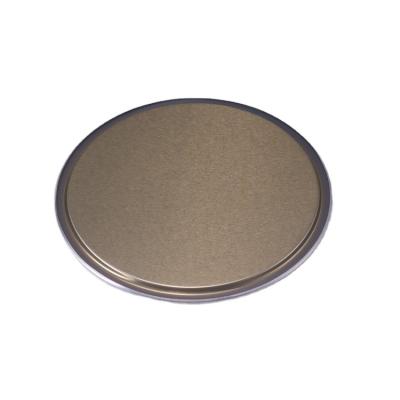 China 99mm Tinplate Can Lids Metal Bottom End For Composite Paper Container for sale