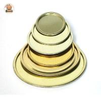 China Custom Food Grade Tinplate Can Lids Round Paper Can Lids for sale