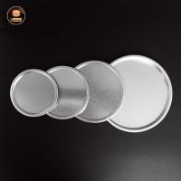 China Gold Silver Iron Tinplate Lids Round Cover Bottom Caps For Paper Tube for sale