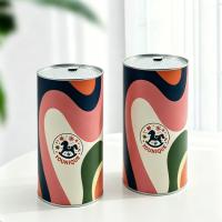 China Recyclable Food Grade Composite Paper Cans Packaging For Nutritional Powder Tea for sale