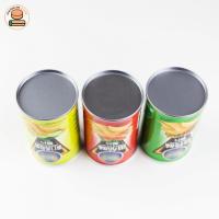 China  50g - 500g Potato Chips Can Paper Tube Packaging For Puffed Snacks for sale