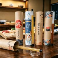 China Custom Eco Friendly Sushi Push Up Pop Tube Cylinder Paper Tube Food Grade for sale