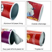 China Kraft Paper Potato Chips Can Eco Friendly Paper Cylinder Packing Box Customized for sale