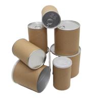 China Custom Cardboard Tube Packaging Nuts Hermetic Round Paper Boxes With Lid for sale