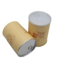 China Kraft Paper Packaging Tube Cylinder Cardboard Composite Cans For Food Packaging for sale