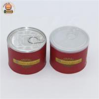 China Kraft Paper Packaging Tube Cylinder Cardboard Composite Cans For Food Packaging for sale