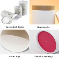 China Recyclable Clothes Paper Can Cylindrical Paper Gift Box Packaging for sale