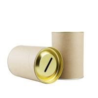 China Cylinder Money Saving Box Piggy Bank Money Savings Jar For Kids for sale