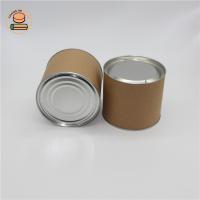 China Talcum Powder Coffee Kraft Paper Tube Eco Friendly Food Packaging Round Tea Box for sale