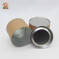 China Talcum Powder Coffee Kraft Paper Tube Eco Friendly Food Packaging Round Tea Box for sale