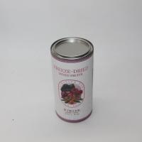 China Food Grade Kraft Paper Tube Organic Powder Composite Can Packaging With Metal Penny Lever Lid for sale