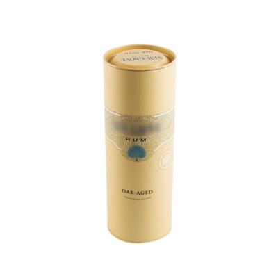 China Custom Printed Cylinder Paper Tube For Red Wine Whiskey Packaging for sale