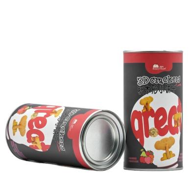 China Custom Printed Food Paper Can Packaging For Fruit Powders Berries Snacks for sale