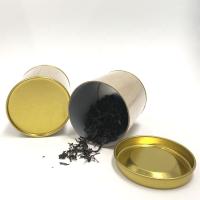 China Luxury Biodegradable Cylinder Tube Packaging Recycled Kraft Paper Box For Tea / Coffee for sale
