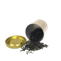 China Custom Food Tea Paper Canister Packaging With Metal Lids for sale