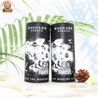 China Kraft Paper Sealed Cylindrical Tube Packaging Food Grade Biodegradable for sale