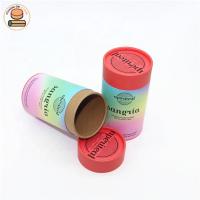 China Eco Friendly Round Kraft Paperboard Tubes Biodegradable Empty Packaging Tube for sale