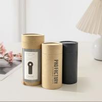 China Custom Cylinder Cardboard Round Paper Tube Packaging For Clothes Socks for sale