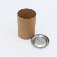 China Custom Cylindrical Kraft Paper Charity Piggy Bank With Slot Opening for sale
