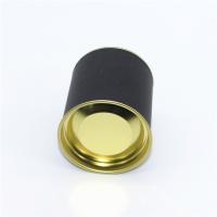 China Customized Paper Tube Tinplate Plug Lid For Scented Candles Packaging for sale