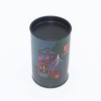 China Custom Large Red Wine Paper Can With Inner Plug Style Lid for sale