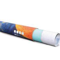 China Large Round Cardboard Shipping Tubes Mailing Poster Kraft Paper Packaging Tube for sale