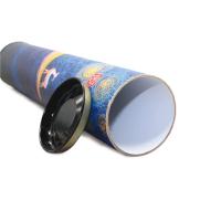 China Large Round Cardboard Shipping Tubes Mailing Poster Kraft Paper Packaging Tube for sale