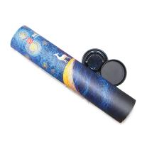 China Large Round Cardboard Shipping Tubes Mailing Poster Kraft Paper Packaging Tube for sale