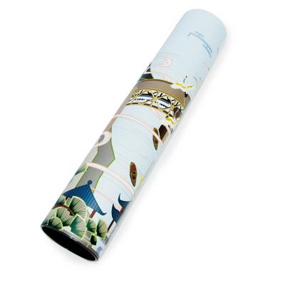 China Cylindrical Kraft Paper Mailing Tubes Packaging For Protecting Map for sale