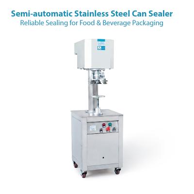 China Customized Iron Can Sealing Machine Pneumatic Driven For Beverage Industry for sale