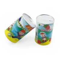 China Sealed Custom Paper Cans For Food Pet Treats With Easy Tear Lids for sale