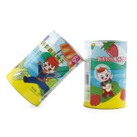 China Sealed Custom Paper Cans For Food Pet Treats With Easy Tear Lids for sale