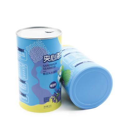 China Easy Tear Aluminum Foil Composite Paper Cans Custom Size With External Logo for sale