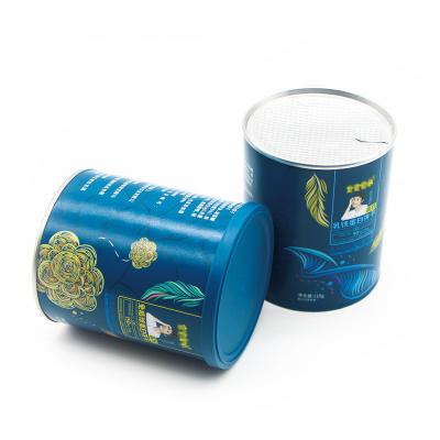 China Eco Friendly Composite Easy Peel Off Lid Paper Can For Powdered Food Products for sale