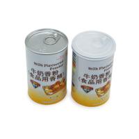 China Powdered Seasonings Paper Canister With Easy Open Lid Dust Cover for sale