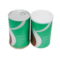 China Airtight Ring Pull Tab Can Food Grade Moisture Proof Composite Paper Canister for sale