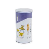 China Custom Food Grade Easy Peel Off Lid Paper Can Empty Cylindrical Paper Cans For Baby Food for sale