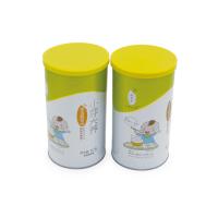 China Custom Food Grade Easy Peel Off Lid Paper Can Empty Cylindrical Paper Cans For Baby Food for sale