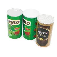 China Easy Tear Aluminum Foil Round Paper Tube Custom Dimensions External Logo Printing for sale