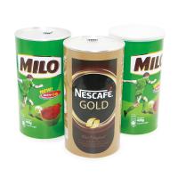 China Easy Tear Aluminum Foil Round Paper Tube Custom Dimensions External Logo Printing for sale