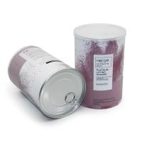 China Custom Size Cylindrical Paper Canister Packaging For Food Pet Treats Toys for sale