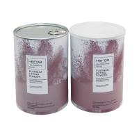 China Custom Size Cylindrical Paper Canister Packaging For Food Pet Treats Toys for sale