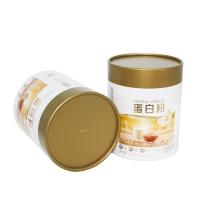 China Custom Logo Size Push Up Paper Cans For Milk Powder Packaging for sale