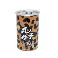 China Oil And Leak Proof Paper Canister For Beef Jerky With Internal Lining for sale